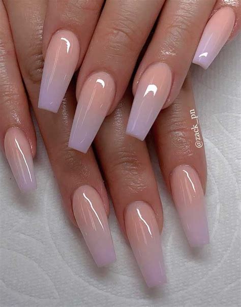 Lunasangel♡ Nail Art Ombre Coffin Nails Designs Ombre Nail Art Designs