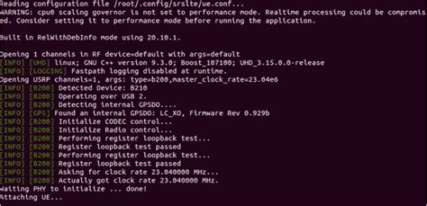 End To End Connection Between X310 RF Front End B210 Handset Not Happening Issue 655