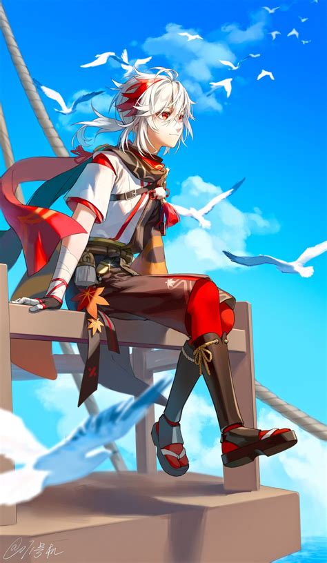 Kaedehara Kazuha Genshin Impact Image By Qyng Zerochan Anime Image Board