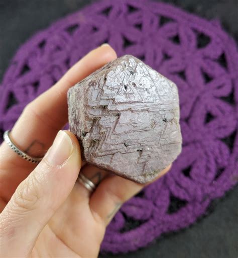 Record Keeper Ruby Raw Crystal Large Stones Crystals Rough Triangles Hexagonal Hexagon Sacred