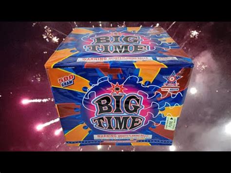 Big Time Firework Demo Starget Fireworks 25 Shots 500 Grams Youtube