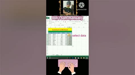 Learn How To Use Autosum In Excel Exceltech Microsoftexcel Excelsolutions Shortvideo
