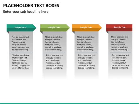Placeholder Text Boxes Powerpoint Sketchbubble