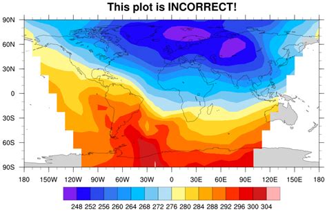 Ncl Graphics Plotting Data On A Map Using Gsncsmxxx Functions