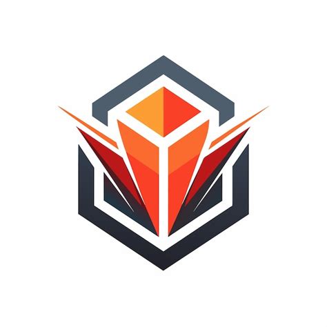 Premium Vector A Geometric Symbol Representing A Software Development