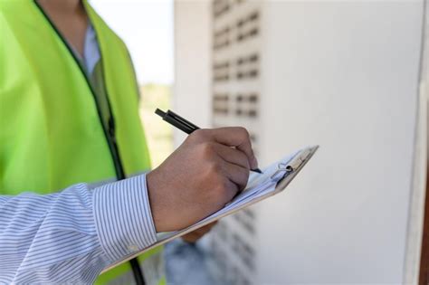 Premium Photo Contactor Or Engineer Is Inspecting Construction And