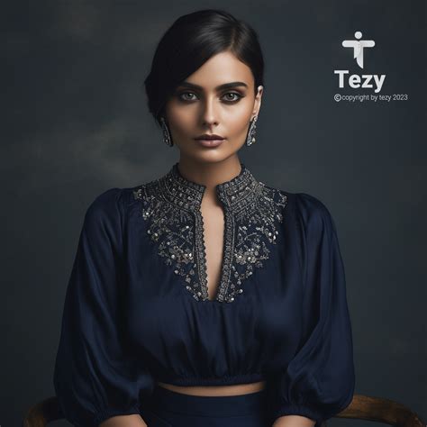 Ruffle Blouse A Trendy Addition To Your Indian Fashion Wardrobe Tezy