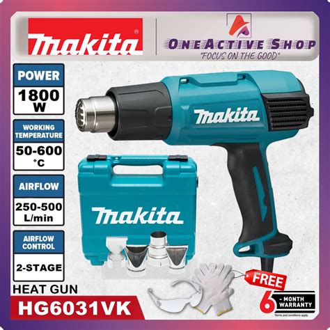 Makita Heat Gun 1600w Hg5012 Hg5030k 1800w Hg6031vk 6 Month
