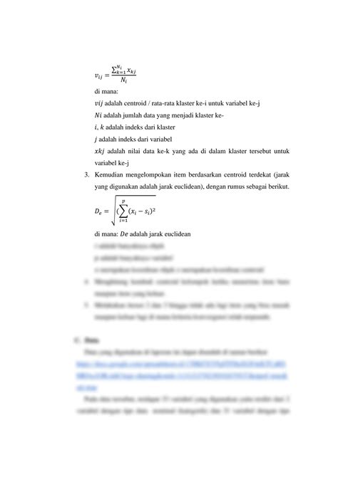SOLUTION Kelompok Analisis Cluster Metode K Means Studypool