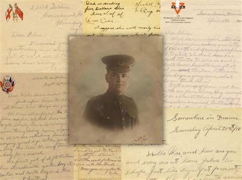 Canadian Soldiers Ww1 Letters