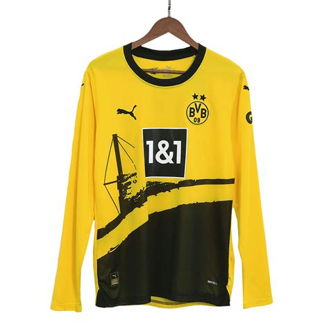 Camiseta Manga Larga Borussia Dortmund 202324 Primera Equipación Local