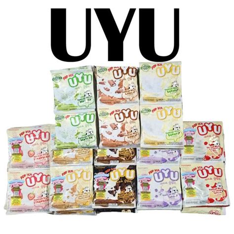 Jual Pop Ice Uyu Renceng Isi 10 Sachet Korean Milky Shopee Indonesia