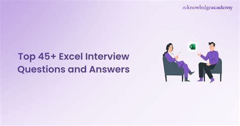 45 Excel Interview Questions And Answers India