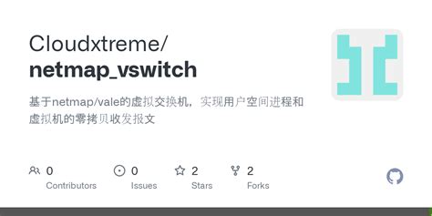 Github Cloudxtremenetmapvswitch 基于netmapvale的虚拟交换机，实现用户空间进程和虚拟机的零拷贝收发报文