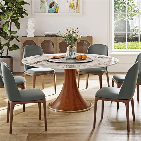 Dining Table With Lazy Susan Top At Hayley Stokes Blog