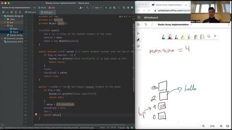 Stacks Array Implementation With Generics Youtube