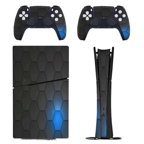 Abstract Honeycomb Ps Ps Pro Ps Slim Digital Disc Skin Sticker For Console And Controller