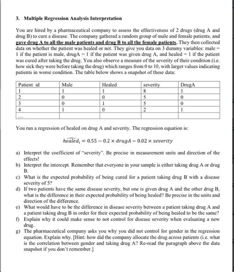 3 Multiple Regression Analysis Interpretation You