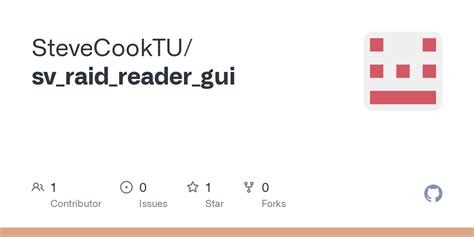 GitHub SteveCookTU Sv Raid Reader Gui