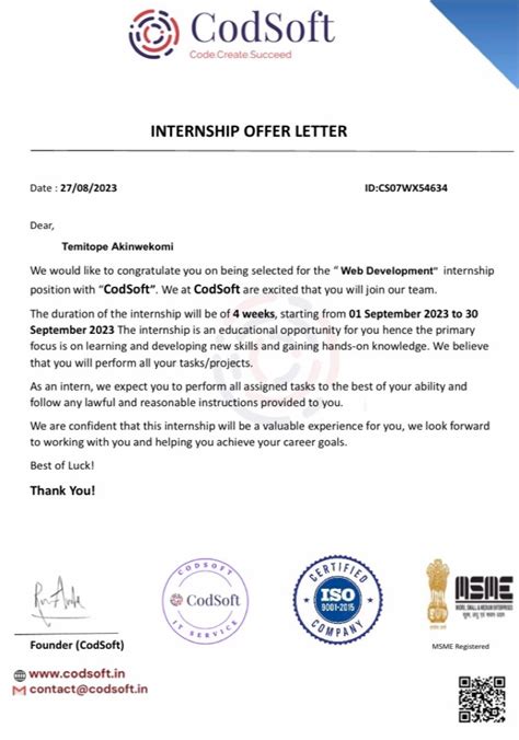 Akpari Js On Linkedin Internship Codsoft