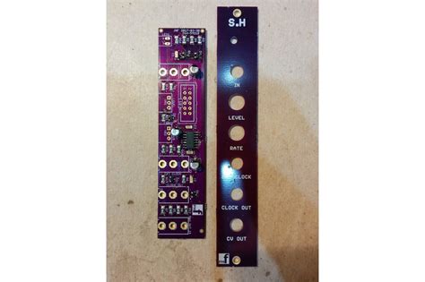 Eurorack Sample And Hold Pcb And Panel From Pmfoundations On Tindie