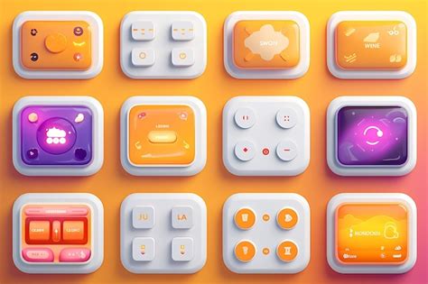 3d Neumorphism Soft Ui Design 3d Buttons Premium Ai Generated Image