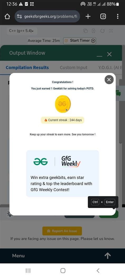 Swetha M On Linkedin Geekstreak2024 Gfg160 Womenintech Gfg160