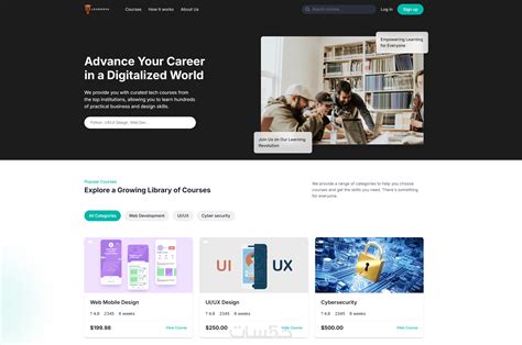 تصميم موقع احترافي ومتجاوب باستخدام Html وcss وjavascript خمسات