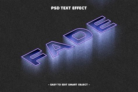 Premium Psd Fade 3d Editable Psd Text Effect Modern Style Premium Psd Fade 3d Editable Psd Text Effect Modern Style