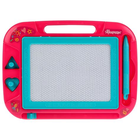 Доска для рисования детская магнитная с трафаретом Фееринки Играем вместе проектор для