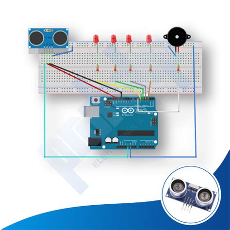 Arduino Ultrasonik Ile Park Sensörü Full Projesi No6 Prototip