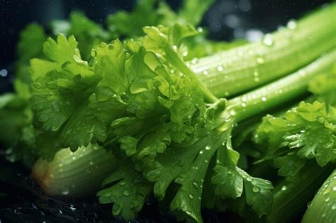 Premium Ai Image Fresh Celery Ai Generative