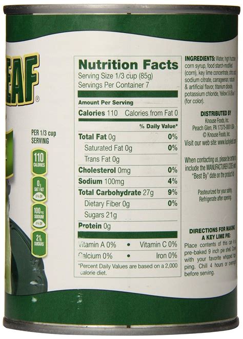 Lucky Leaf Key Lime Pie Filling Pack Of 2 21 Oz Cans Buy Now In