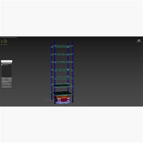 Amazon Kiva Robot With Warehouse Rack 3d Model Download Tools On