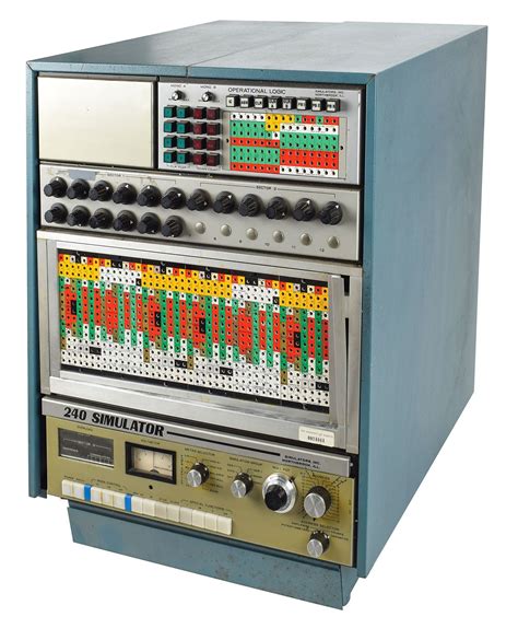 Simulator 240 Analog Computer With Patchboard