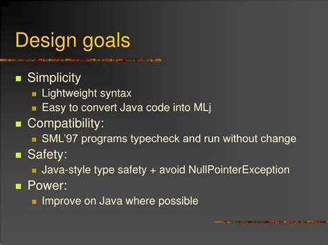 Ppt Interlanguage Working Without Tears Blending Sml With Java