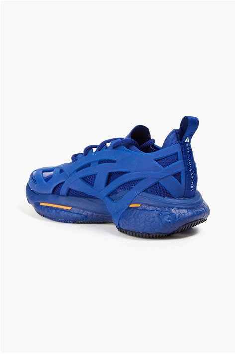 Adidas By Stella Mccartney Solarglide Rubber And Mesh Sneakers The Outnet