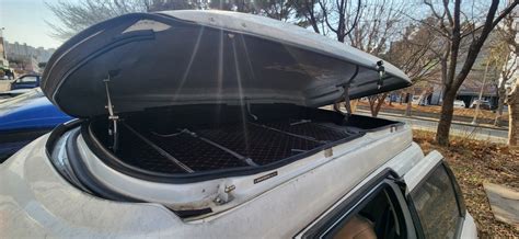 카니발4세대 일체형 루프박스 데얼스 아웃도어 전문 플랫폼