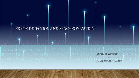 Error Detection In Data Communication And Networking 1pptx