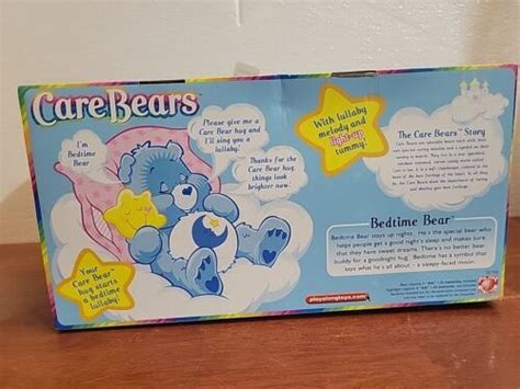 Vintage Care Bears Bedtime Bear Lullaby Friend Plush With Nightlight