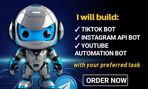 Dev Tiktok Bot Instagram Api Bot Youtube Automation Bot By Henritec Fiverr