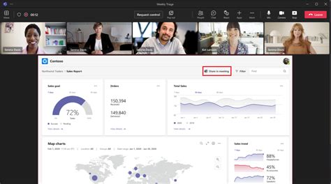在会议中对文档应用使用共享 Teams Microsoft Learn