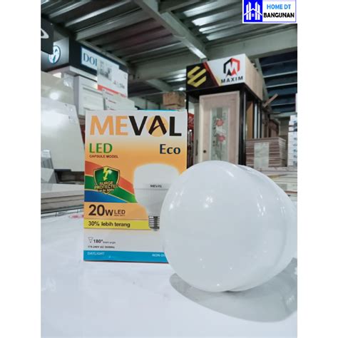 Jual Lampu Led Capsule Meval Eco W Warna Cahaya Cool Daylight K Putih KAPSUL Shopee