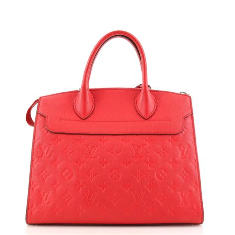Louis Vuitton Pont Neuf Handbag Monogram Empreinte Leather Mm For Sale