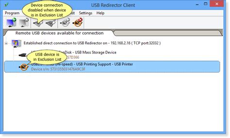 Features Exclusion List — Usb Redirector Client User Manual