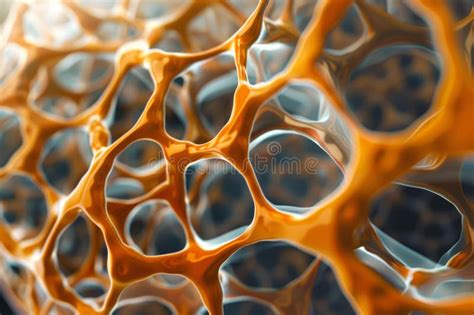 Closeup View Of Abstract Organic Mesh Structure Stock Illustration Illustration Of Cellular