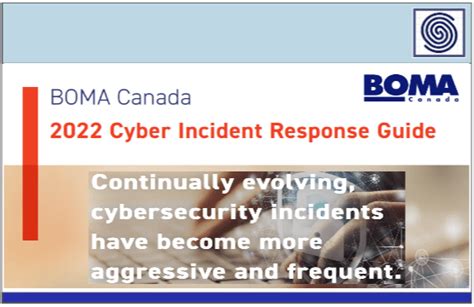Boma Canada 2022 Cyber Incidents Response Guide Ciso2ciso Com And Cyber