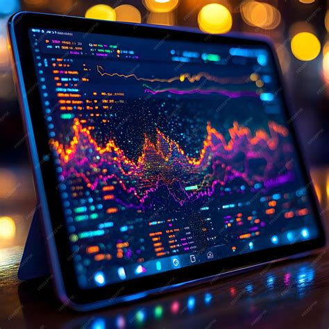 Digital Data Analysis Screen Illustration Premium Ai Generated Image