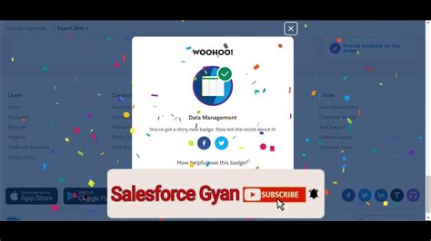 Salesforce Trailhead Data Management Journey2salesforce Import Data Export Data