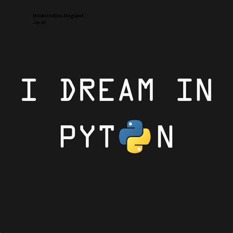 Pengenalan Bahasa Pemrograman Python Thinkstudio21